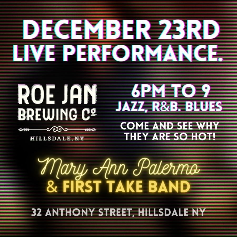 Roe Jan Brewing Company Presents Mary Ann Palermo & First Take Band on ...